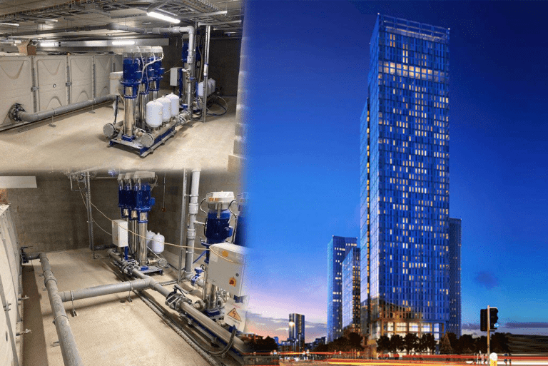 Flowtech Delivers Smooth Water Pressure Boost for Manchester High-Rise | News | Flowtech Water ...